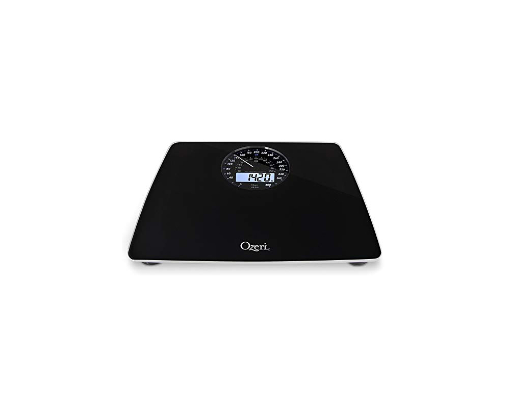 Ozeri.com : Ozeri Rev Digital Bathroom Scale with Electro-Mechanical ...