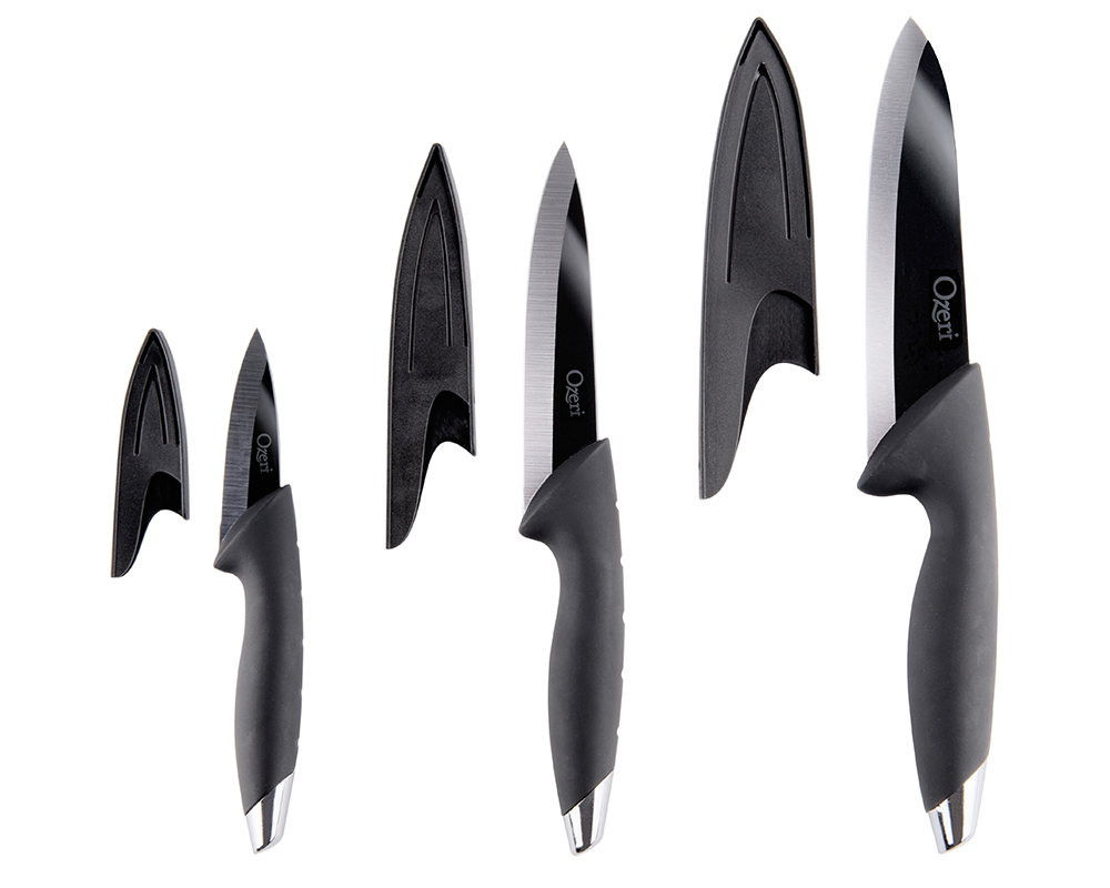 Ozeri.com : Ozeri OZK1-V2 Elite Chef Ceramic 6-Piece Knife Set, Black ...