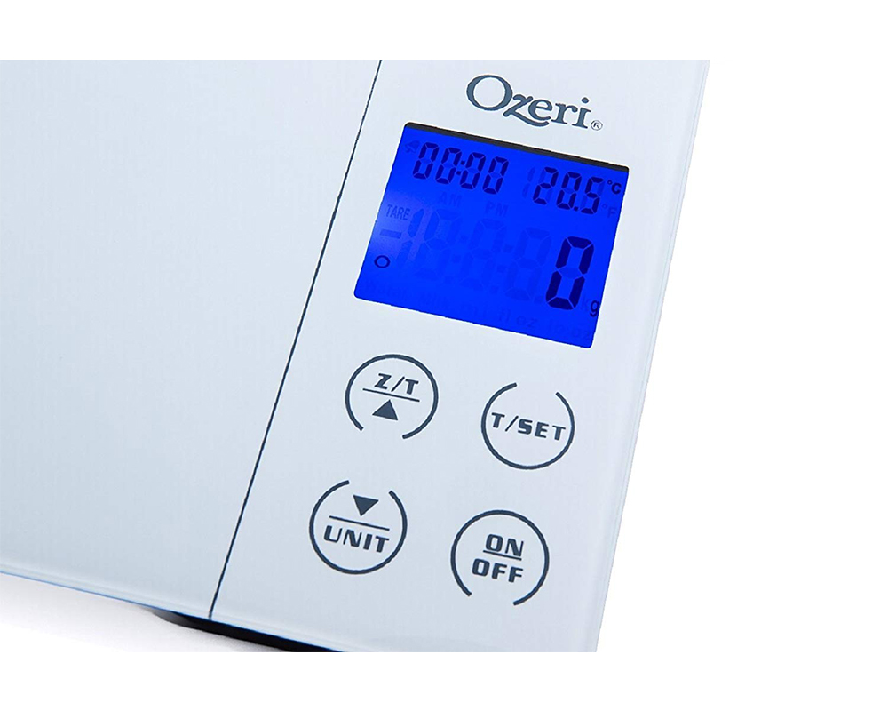 Ozeri.com : Ozeri Gourmet Digital Kitchen Scale in Tempered Glass ...