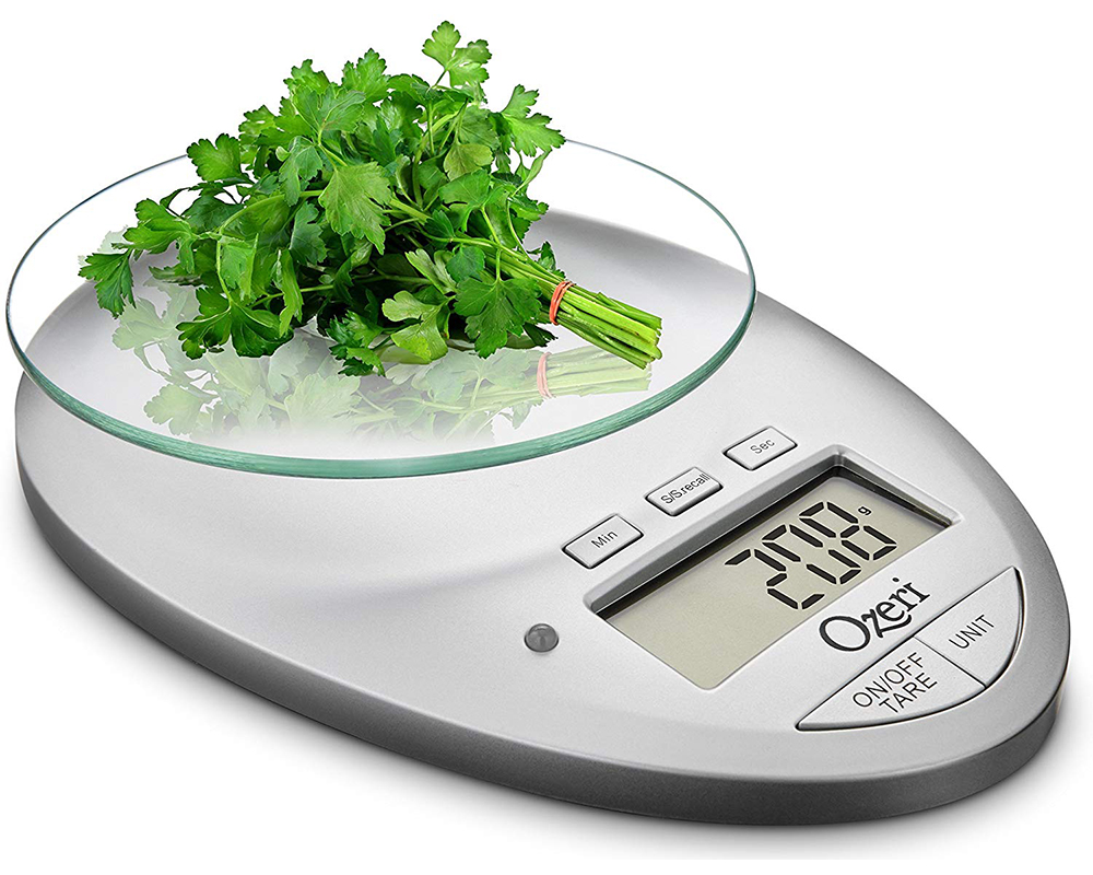 Ozeri.com : Ozeri Pro II Digital Kitchen Scale with Removable Glass ...
