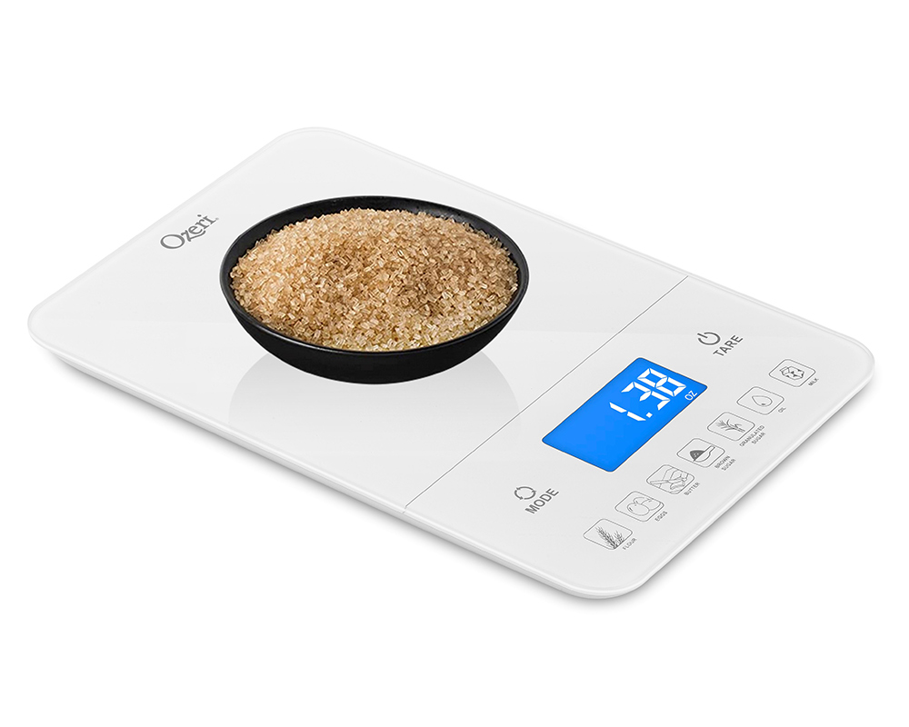 Ozeri.com : Ozeri ZK25-W Garden and Kitchen Scale, with 0.5 g (0.01 oz ...