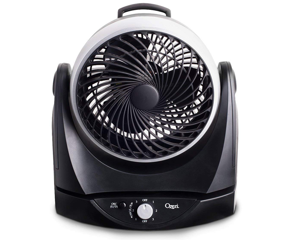 Ozeri.com : Ozeri Brezza II Dual Oscillating 10" High Velocity Desk Fan ...